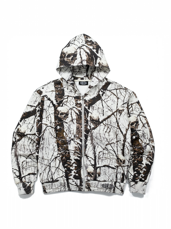 FROSTBITE CAMO ZIP UP – Terror Tales Clothing